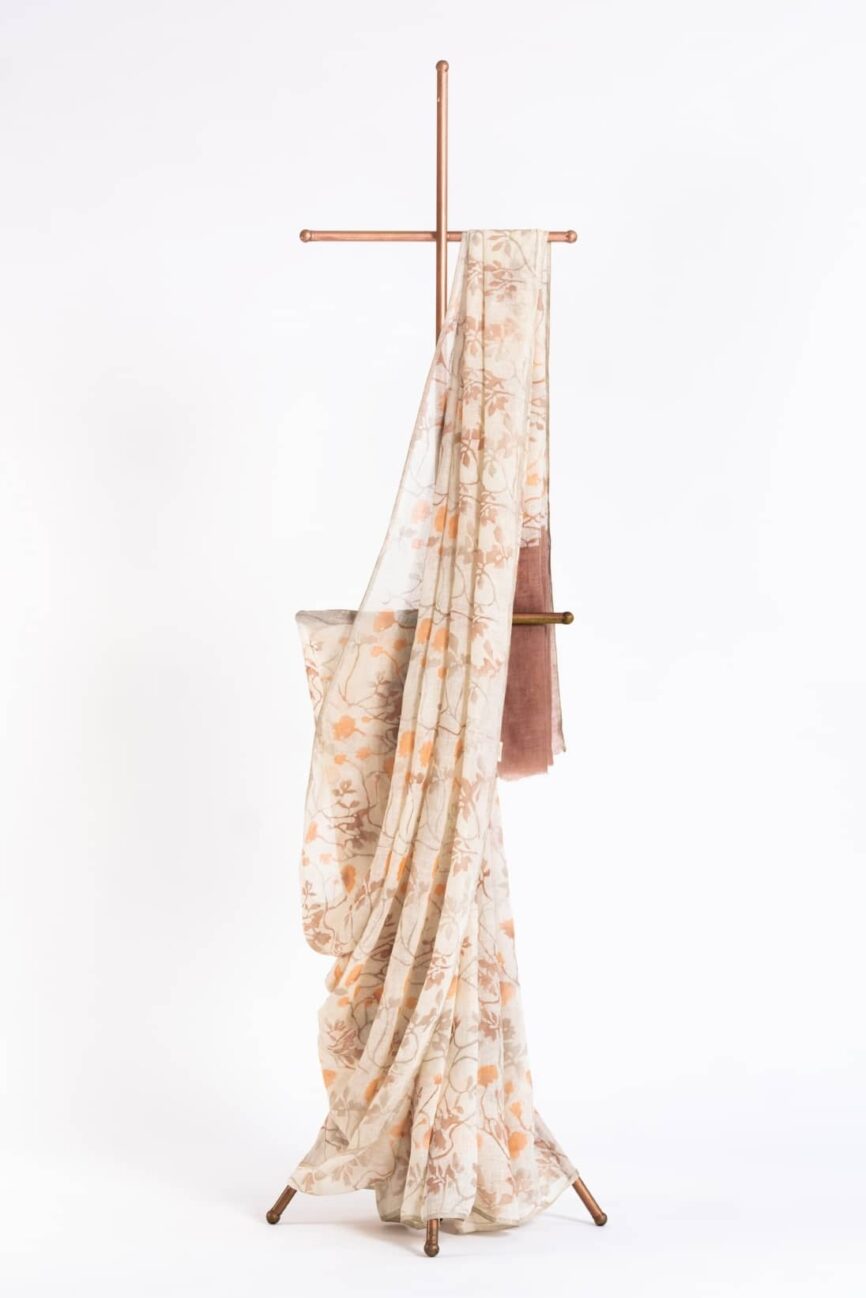 Allover Floral Batik Sari – Anavila