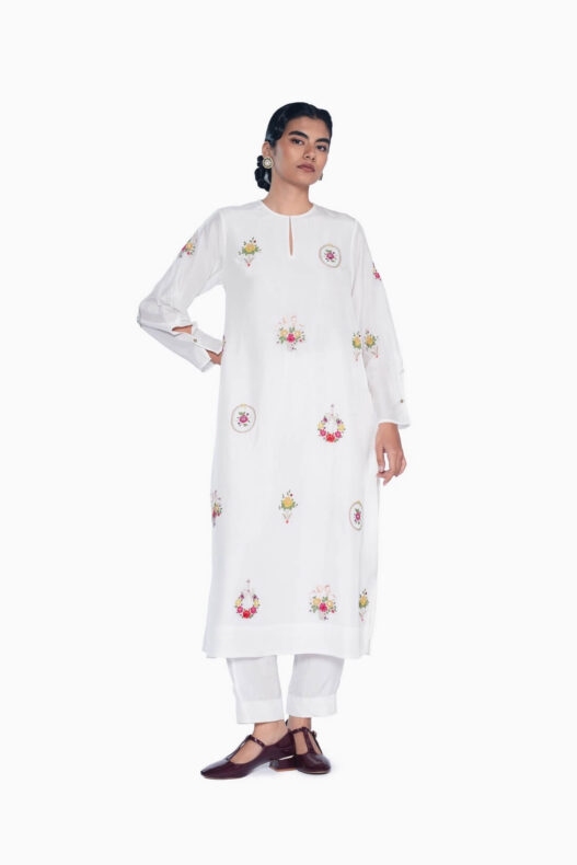 Noor Ivory Kurta Set – Anavila