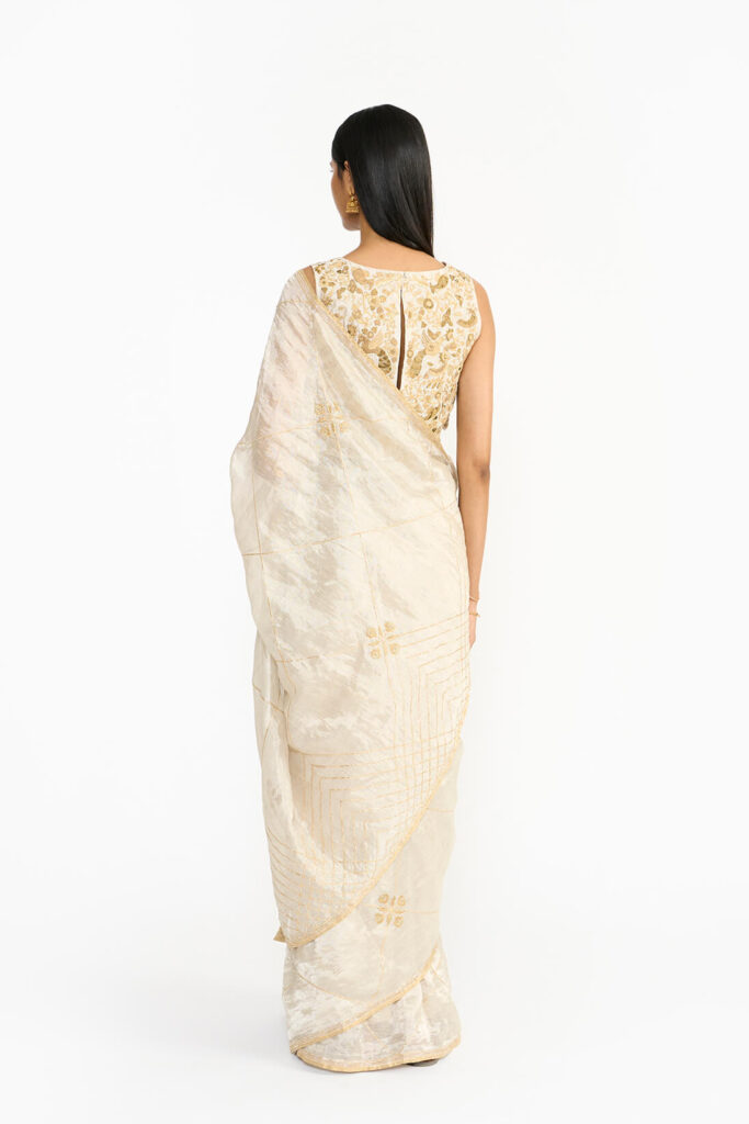 Silver Malar Sari – Anavila