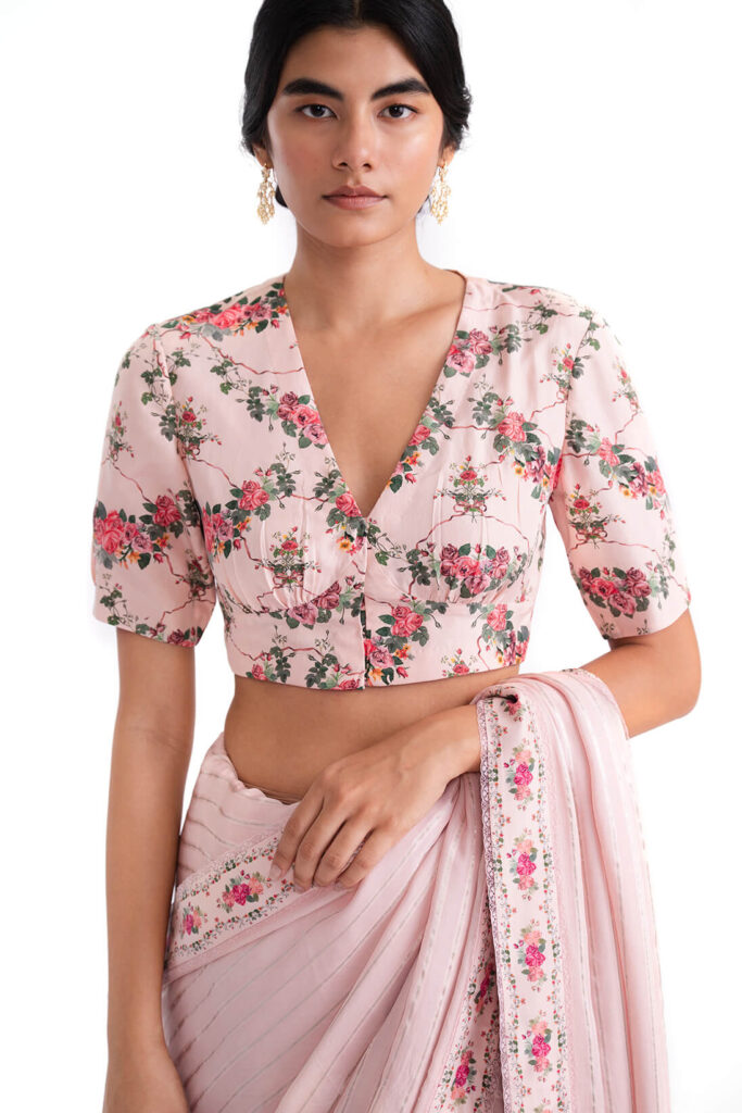Yusra Peach Blouse – Anavila